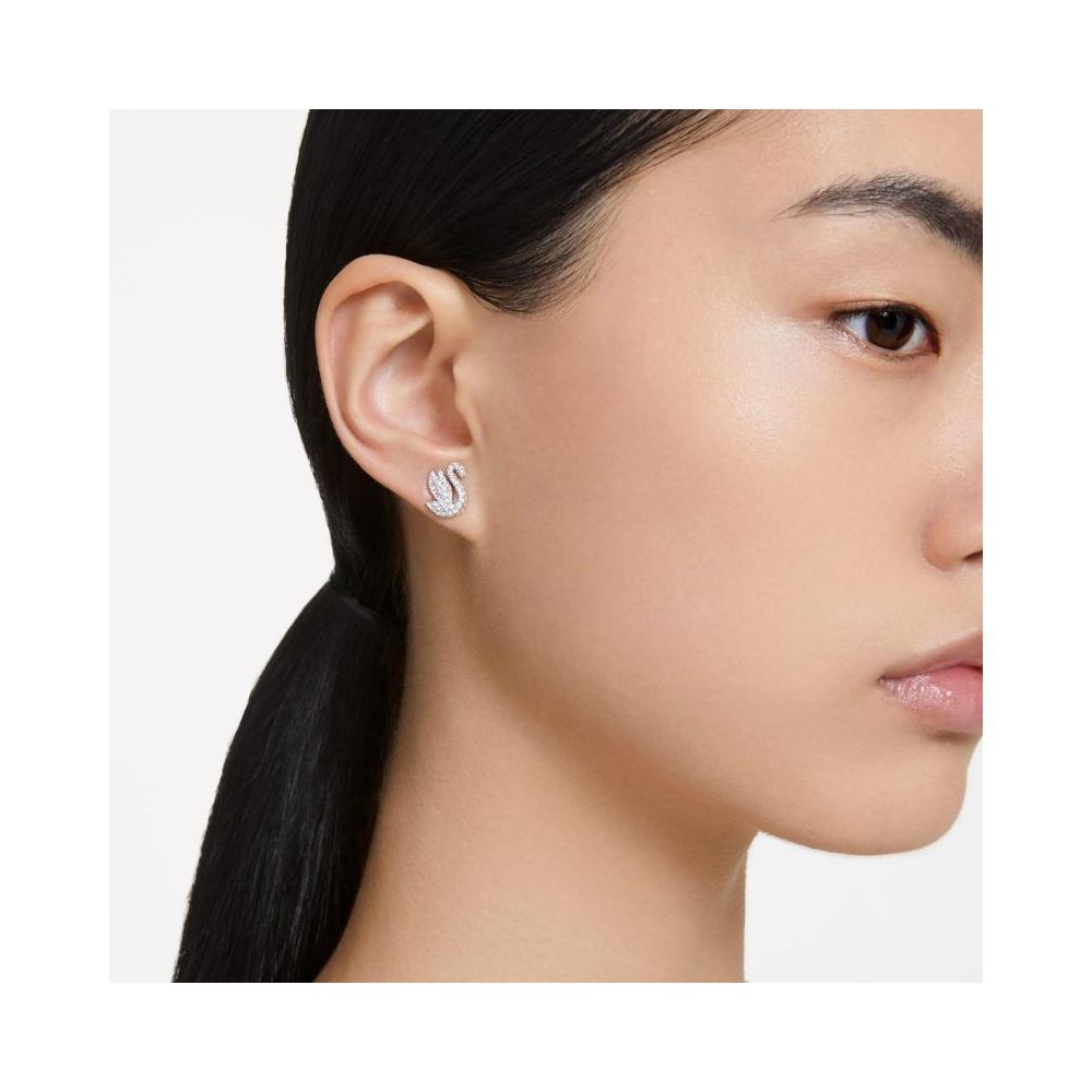 Brincos Swarovski Iconic Swan 5647873 | Zagari