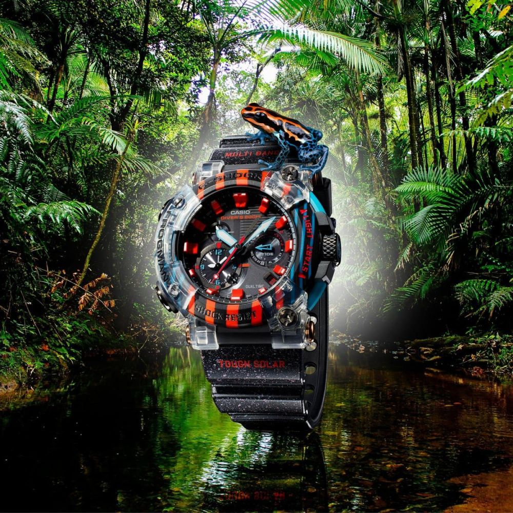 Relógio Casio G-Shock Pro Frogman Poison Dart Frog - Edição Limitada ...